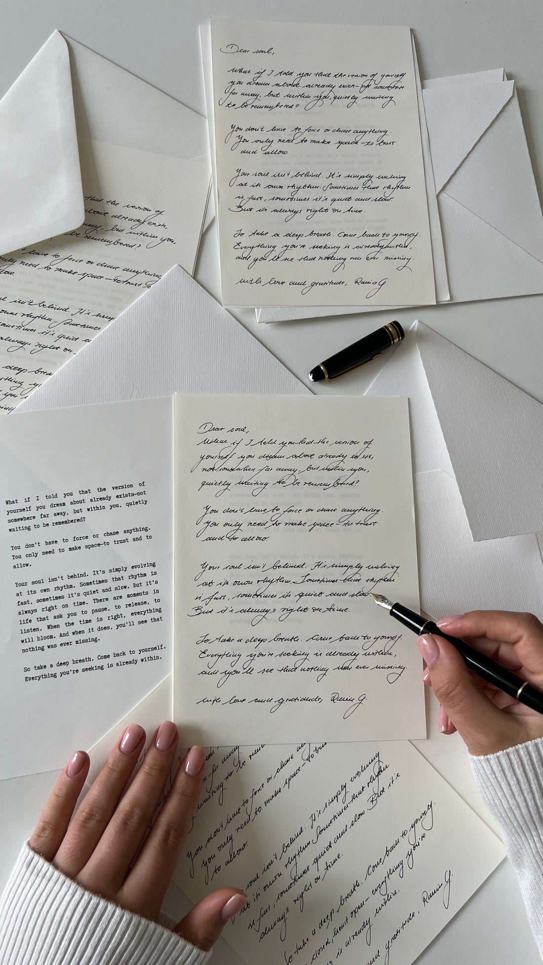 Seasonal Handwritten Letter Subscription – Rania Gebagi